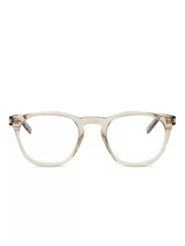 Saint Laurent Square-frame Glasses - Neutrals