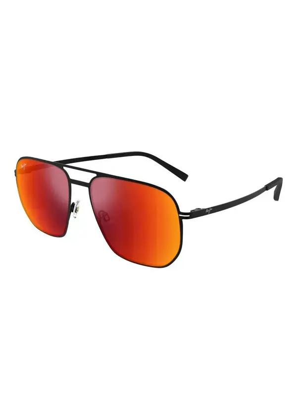 Maui Jim Rectangular Double-bridge Sunglasses