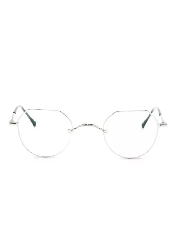Matsuda Octagonal-frame Metal Glasses - Silver