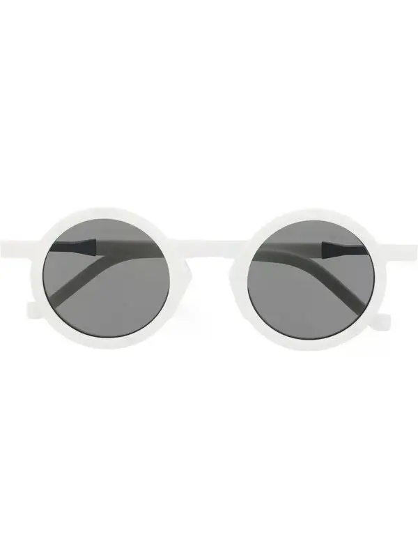 VAVA EYEWEAR Round Frame Sunglasses - White