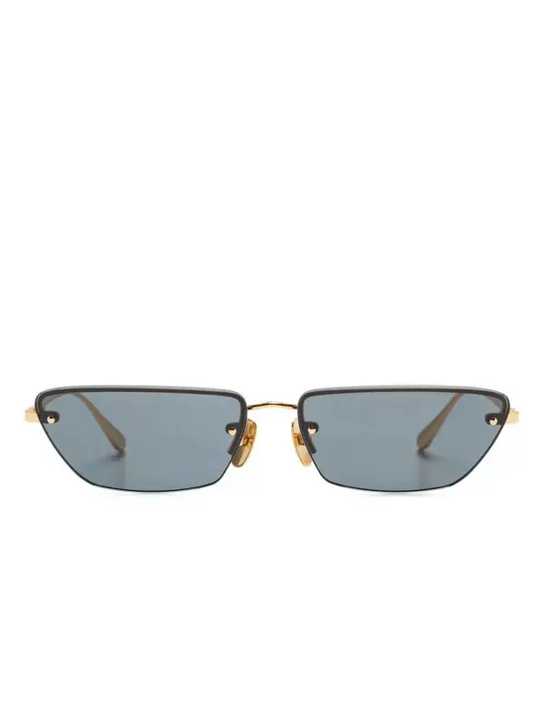Linda Farrow Cleo Sunglasses - Gold