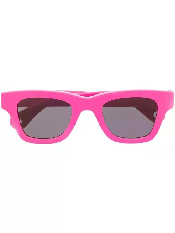 Jacquemus Square-frame Tinted Sunglasses - Pink