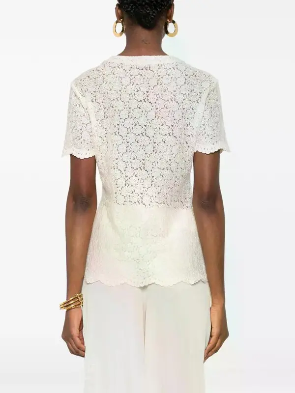 Ermanno Scervino Lace T-shirt