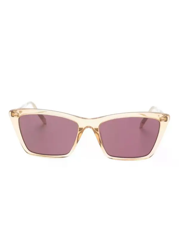 Saint Laurent Cat-eye Sunglasses - Brown