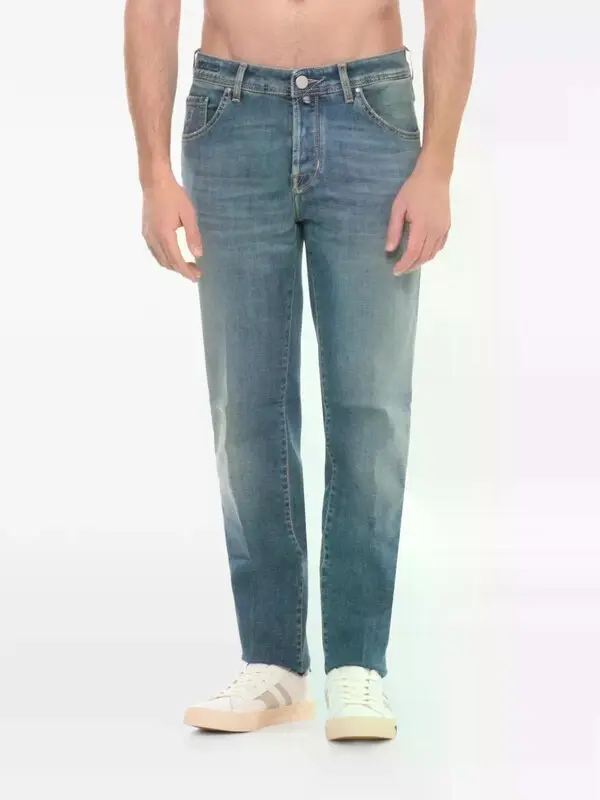 Jacob Cohen Logo-patch Straight Jeans