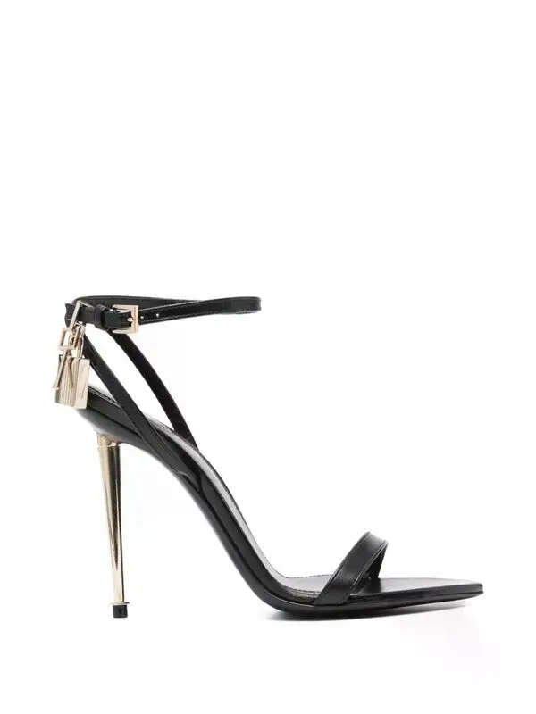 TOM FORD Padlock High-heeled Sandals - Black