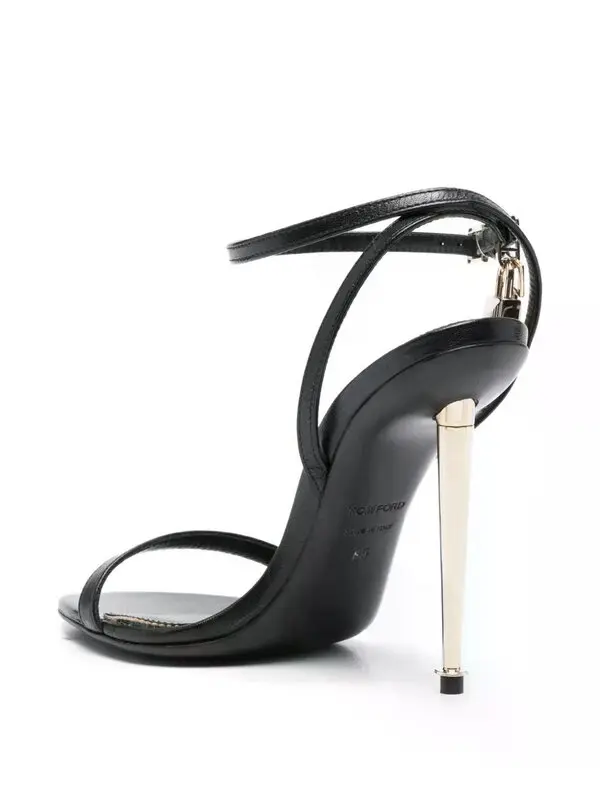 TOM FORD Padlock High-heeled Sandals - Black