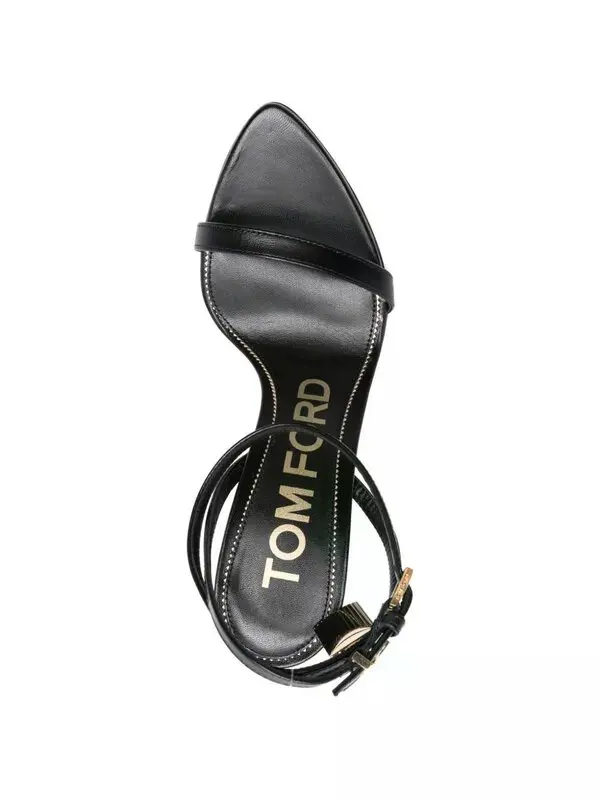 TOM FORD Padlock High-heeled Sandals - Black