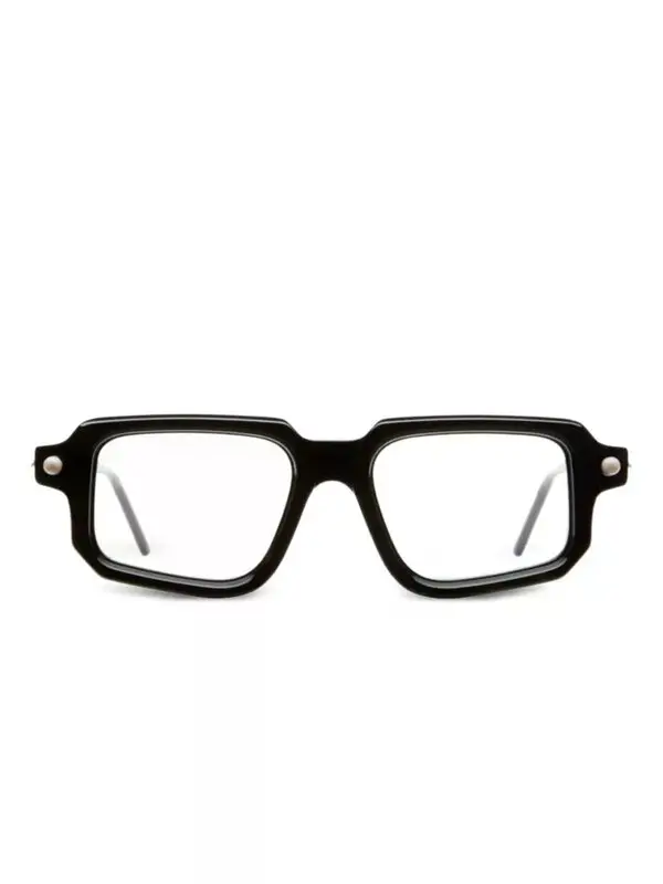 KUBORAUM P23 Square-frame Glasses - Black
