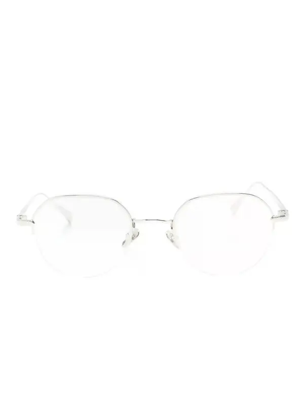 EQUE.M Waterdrop Ii Round-frame Glasses - Silver