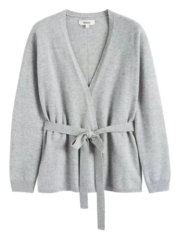 Chinti & Parker Tie-fastening Cardigan - Grey