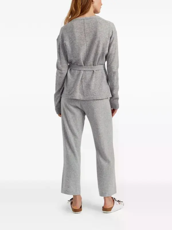 Chinti & Parker Tie-fastening Cardigan - Grey
