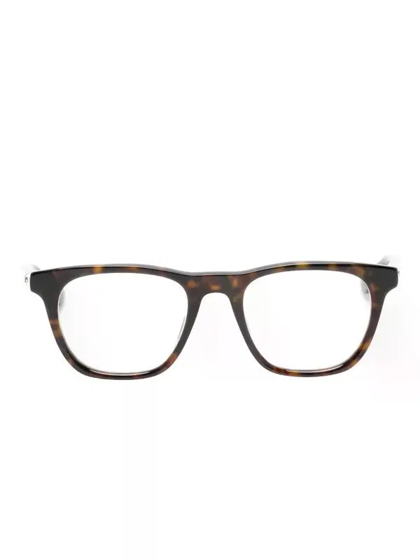 Montblanc Geometric Frame Eyeglasses - Brown