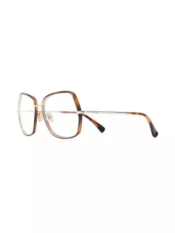 Max Mara Tortoiseshell Oversized Eyeglasses