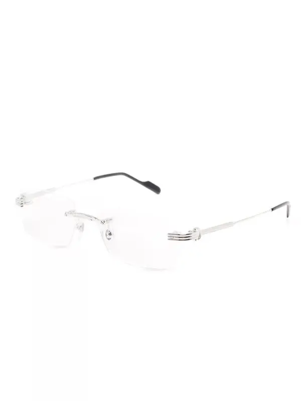 Cartier Rimless Eyeglasses - Silver