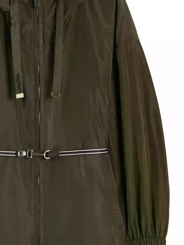 Max Mara Hooded Belted Raincoat