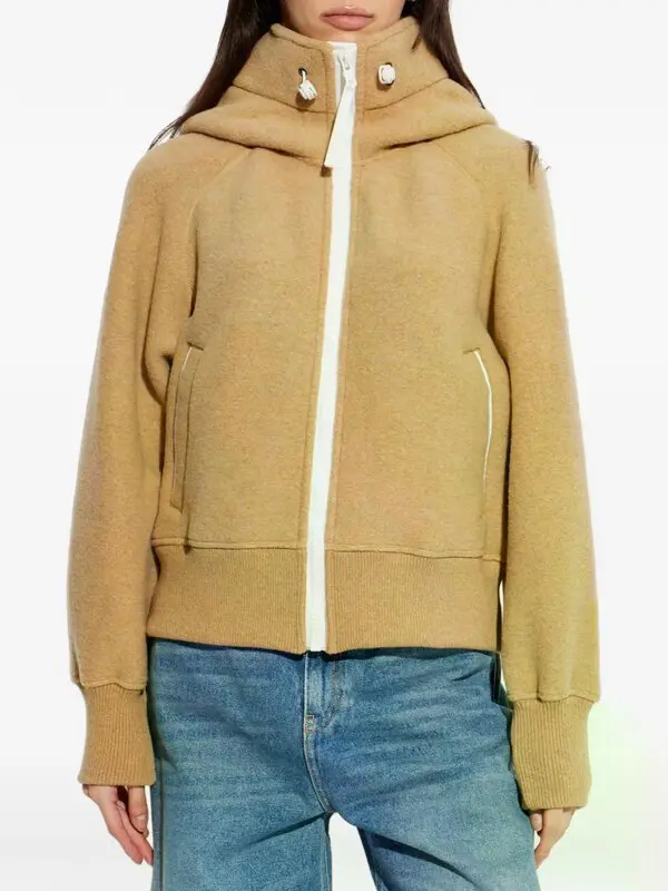 Canada Goose Hooded Oversized Jacket - Neutrals