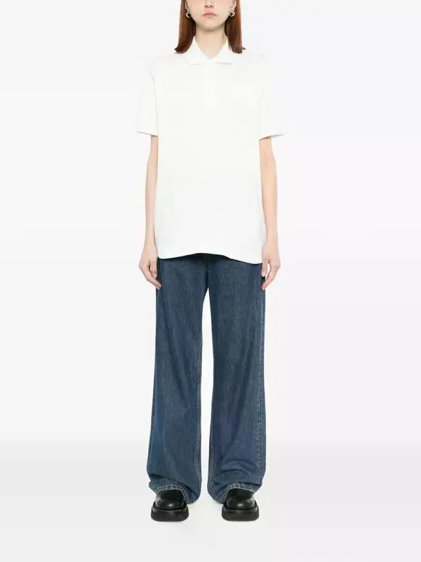 Lacoste Logo-embroidered Polo Shirt - White