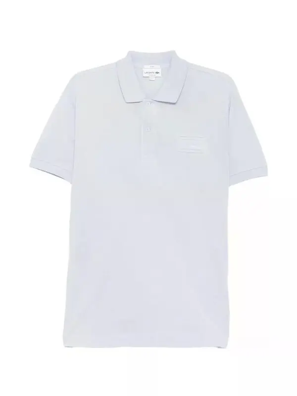 Lacoste Logo-embroidered Polo Shirt - Blue