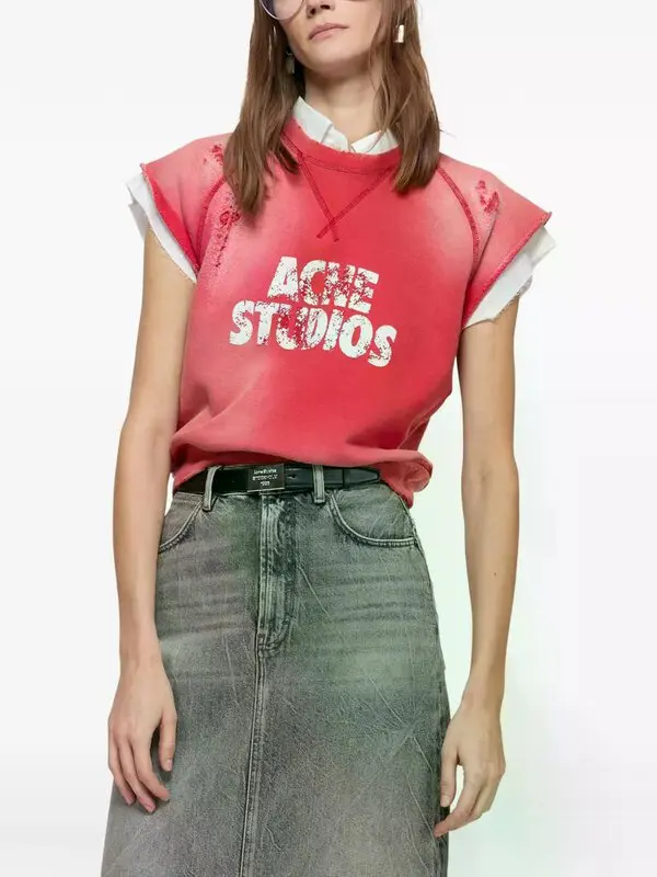 Acne Studios Graphic Sleeveless Top
