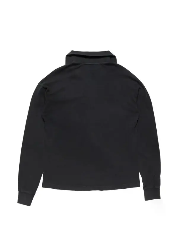 Acne Studios Zip-up Roll-neck Sweater - Black