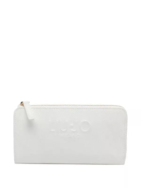 Liu Jo Large Embossed Logo Wallet - White