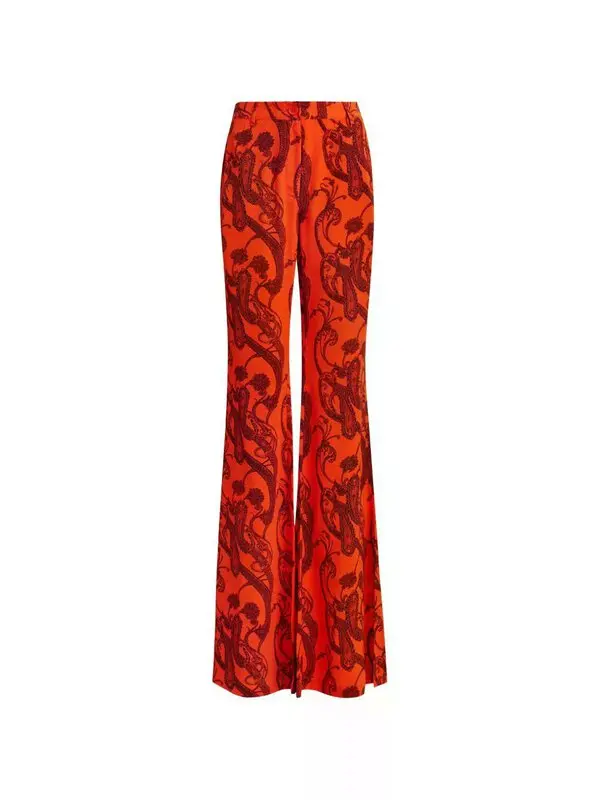 Essentiel Antwerp Paisley Flared Trousers