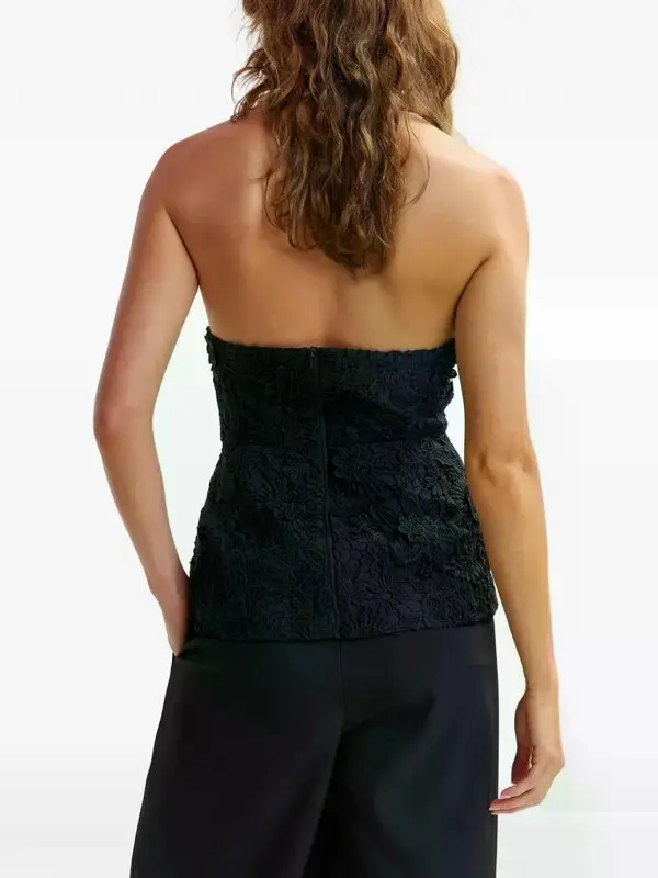 Essentiel Antwerp Floral-lace Blouse - Black