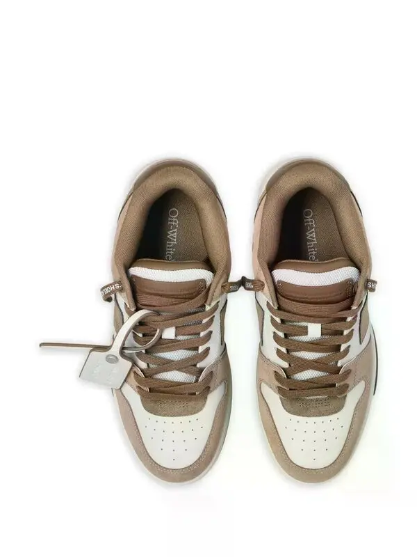 Off-White Out Of Office Lace-up Sneakers - Brown