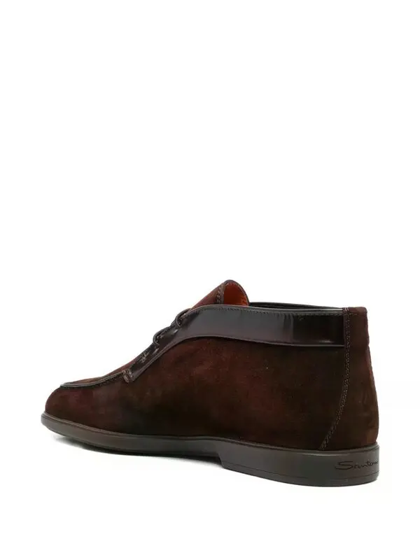 Santoni Lace-up Desert Boots