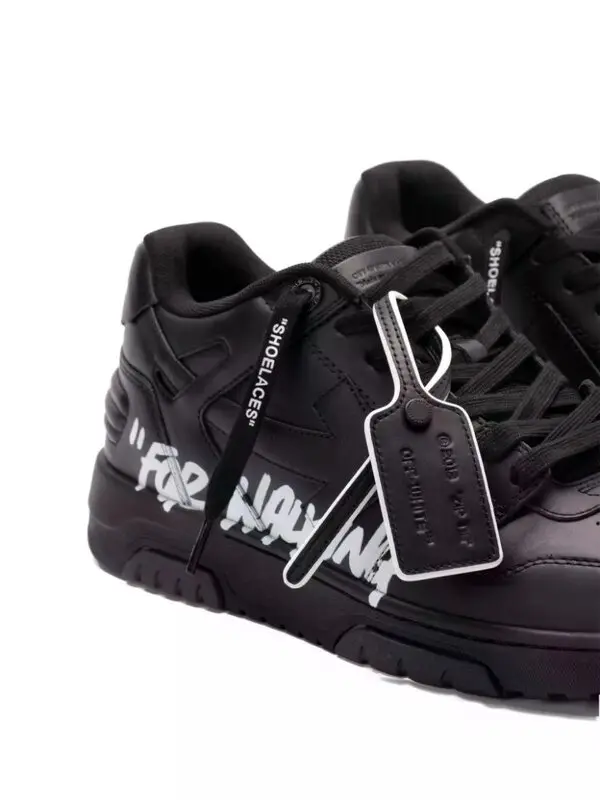 Off-White Out Of Office For Walking Sneakers - Black