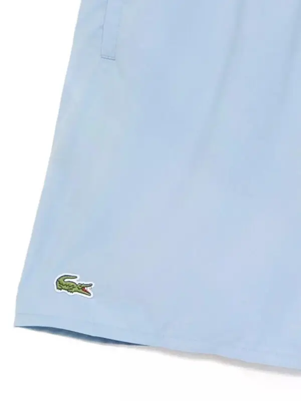 Lacoste Logo-patched Drawstring Swim Shorts