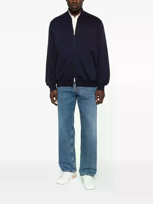 Brunello Cucinelli Zip Pockets Knitwear - Blue