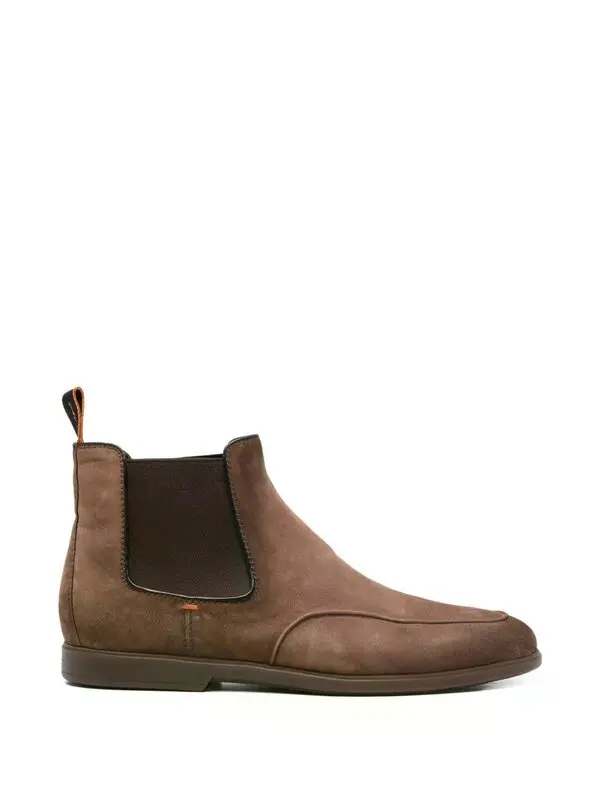 Santoni Elastic-panel Boots - Brown