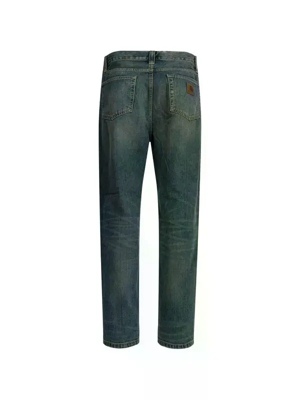 Carhartt Work In Progress Aaron Logo-patch Straight Jeans
