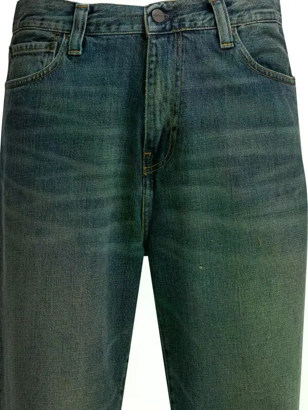 Carhartt Work In Progress Aaron Logo-patch Straight Jeans
