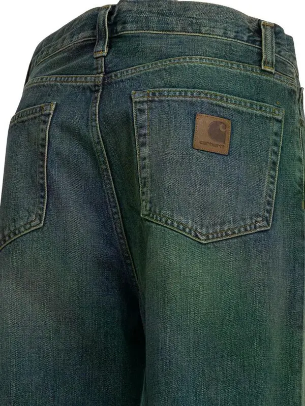 Carhartt Work In Progress Aaron Logo-patch Straight Jeans