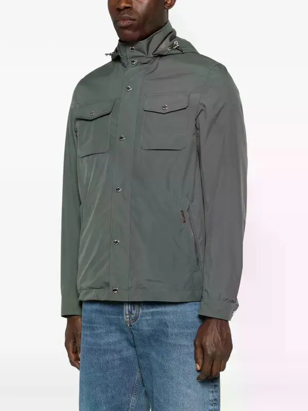 MOORER Hooded Jacket - Green