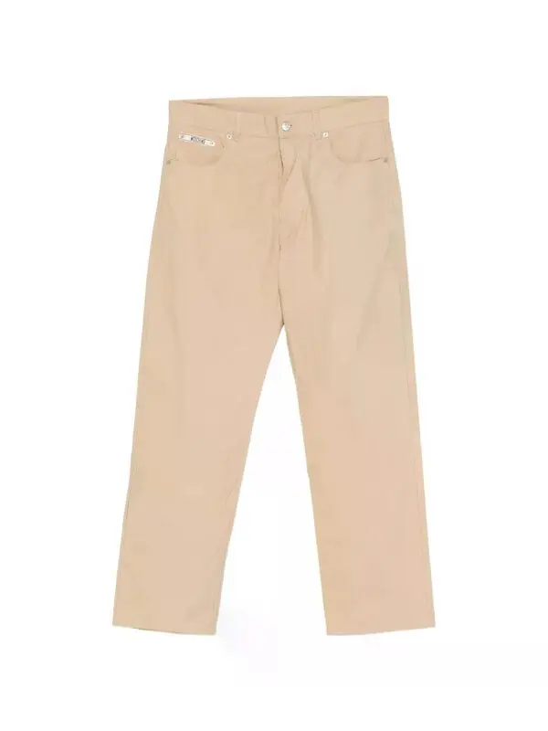 Moschino Logo-detail Trousers - Neutrals