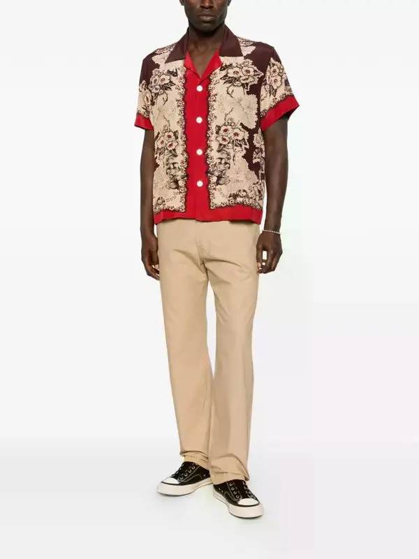 Moschino Logo-detail Trousers - Neutrals