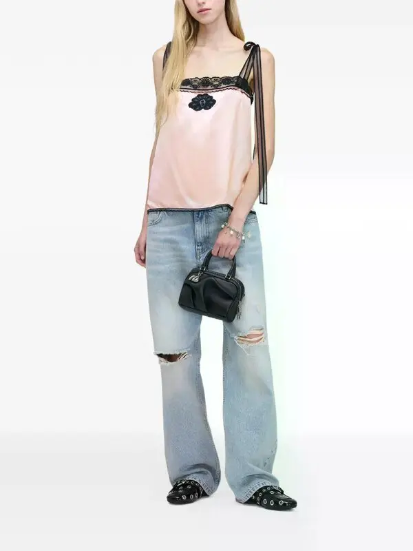 Marc Jacobs Lace-trim Ribbon Top