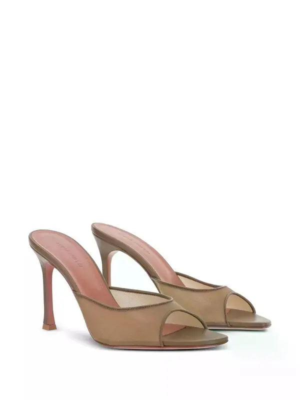 Amina Muaddi Alexa Mules - Neutrals