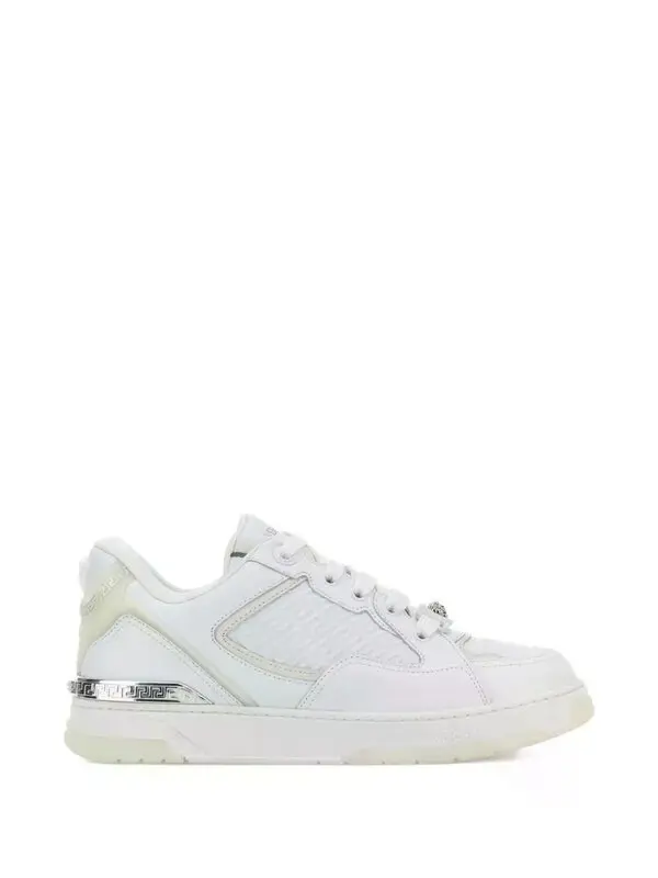 Versace Leather Sneakers - White