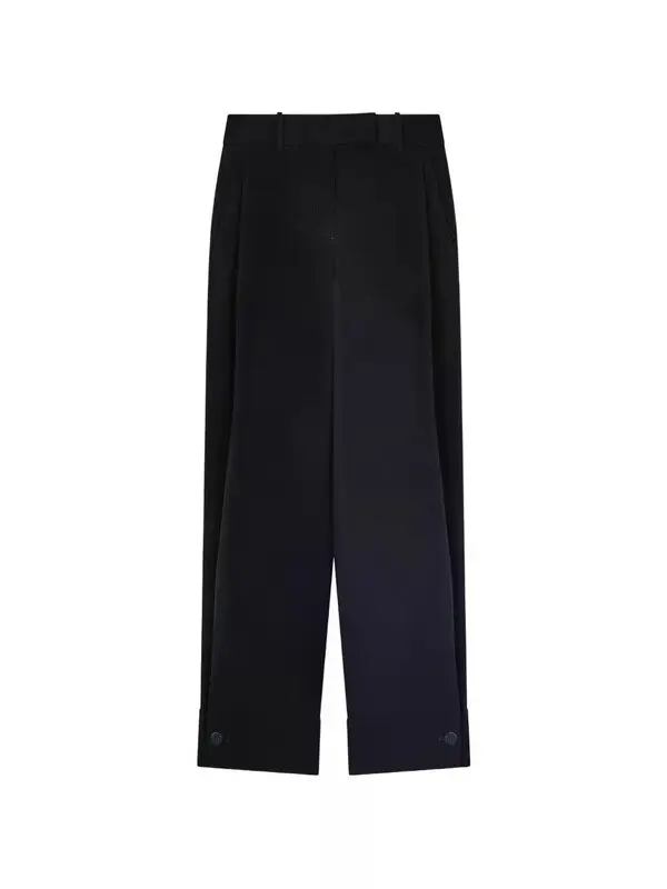 Giorgio Armani Silk Trousers - Black