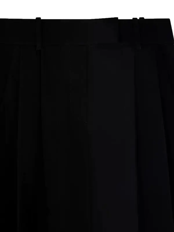 Giorgio Armani Silk Trousers - Black