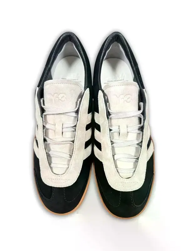 Y3 Gazelle 3-stripes Leather Sneakers