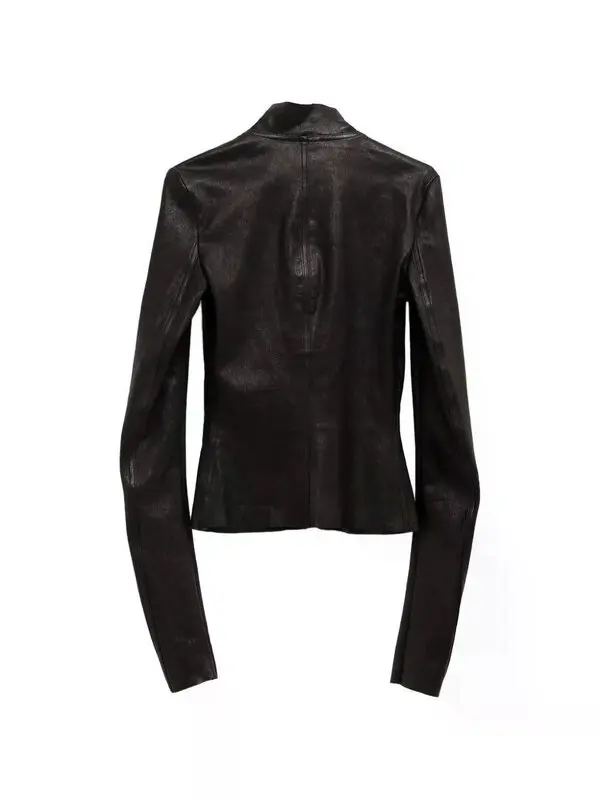 Rick Owens Leather Zip-up Jacket