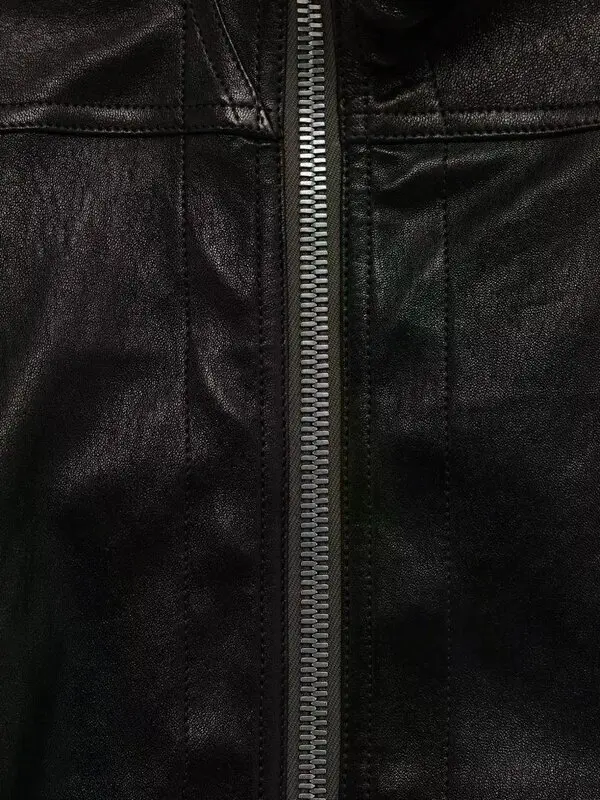 Rick Owens Leather Zip-up Jacket