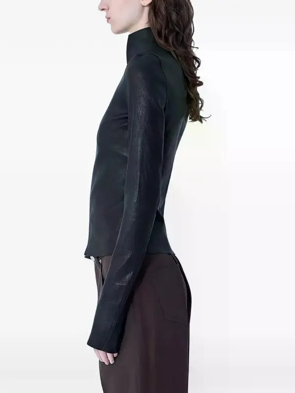 Rick Owens Leather Zip-up Jacket