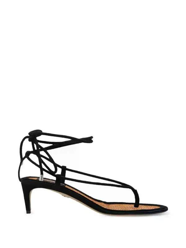 Dsquared2 Tie Ankle Strap Sandals - Black